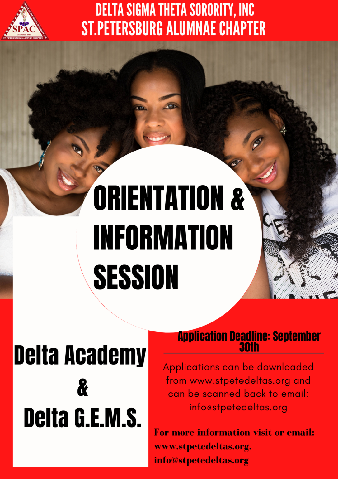 Delta Academy and Delta G.E.M.S. Application – St. Petersburg Alumnae ...